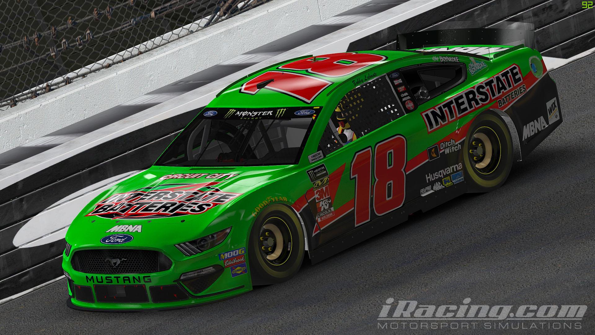 2001 Bobby Labonte Interstate Batteries Ford Mustang (CUSTOM NUMBERS ...