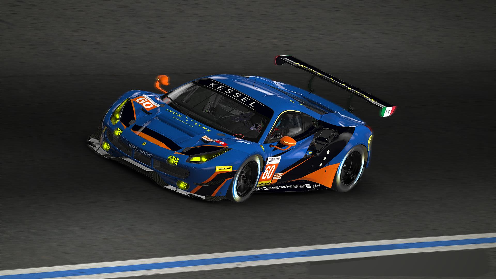 #60 Kessel Racing Ferrari 488 GTE 2019 ELMS by Yabin Wang - Trading Paints