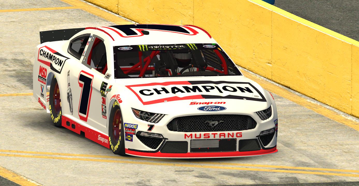 Champion Spark Plugs Monster Energy Ford Mustang by Travo Wall ...