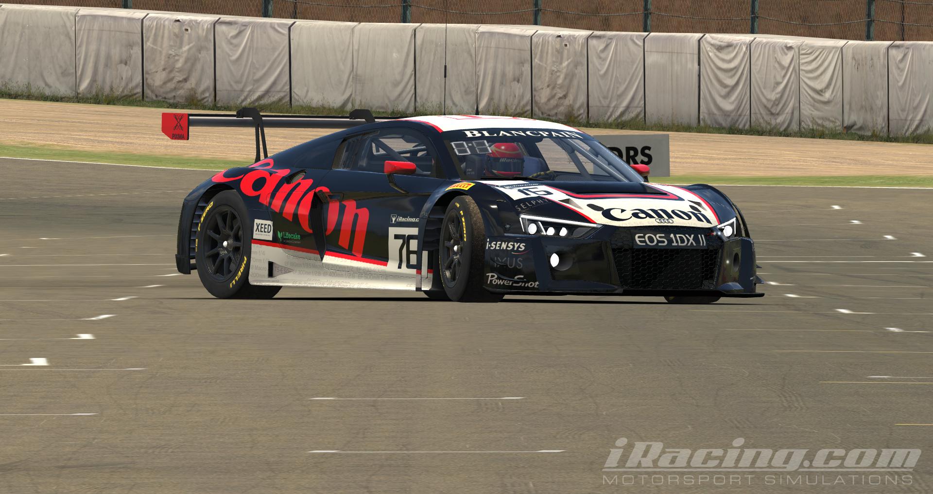 Audi R8 LMS Canon Black by Davide Ferrari - Trading Paints