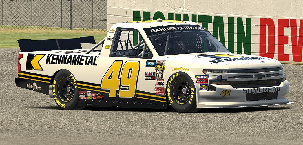 Fictional 2019 GMS Racing Chevrolet Silverado by Wyatt Warner - Trading ...