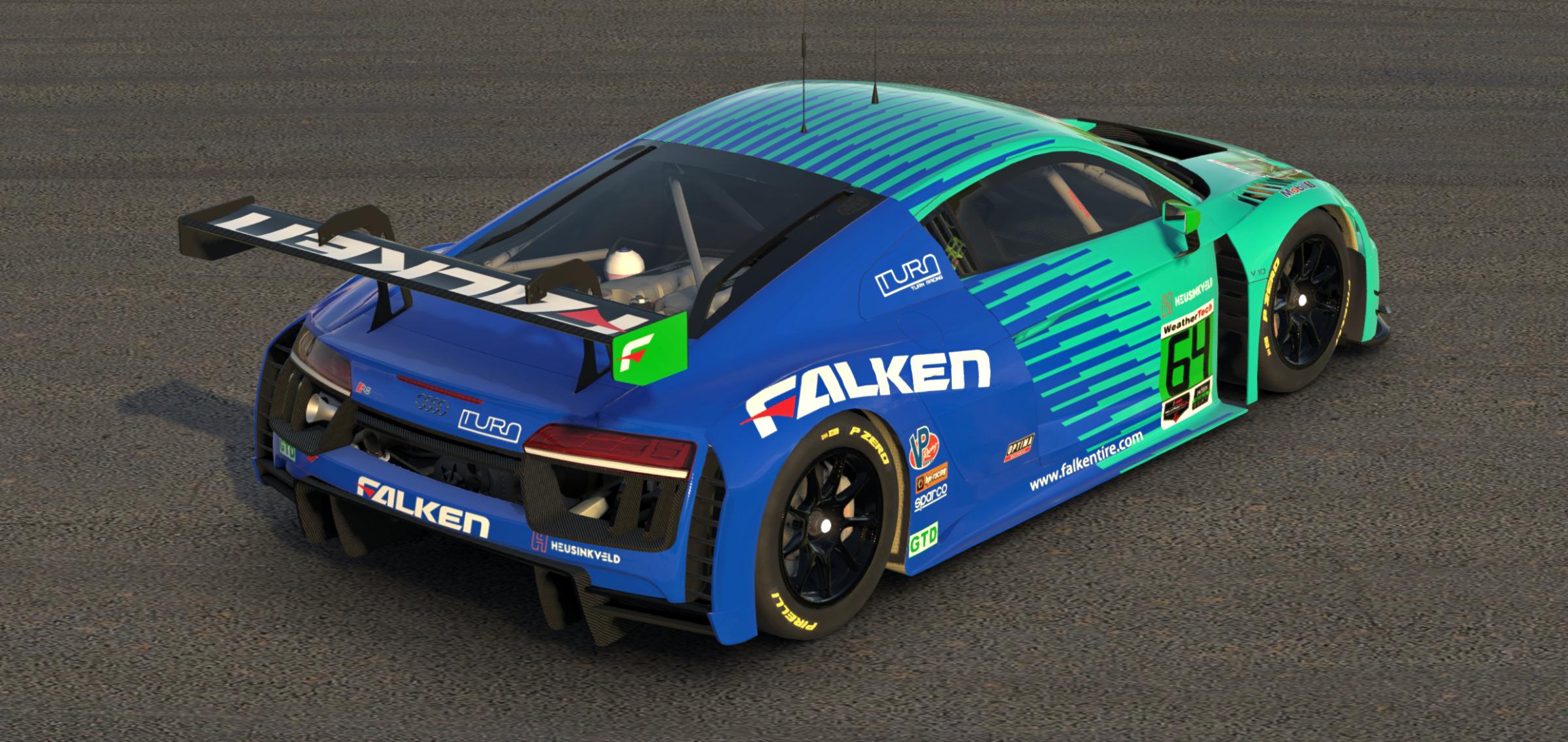 IMSA Falken Audi R8 LMS GT3 by Mark E. - Trading Paints