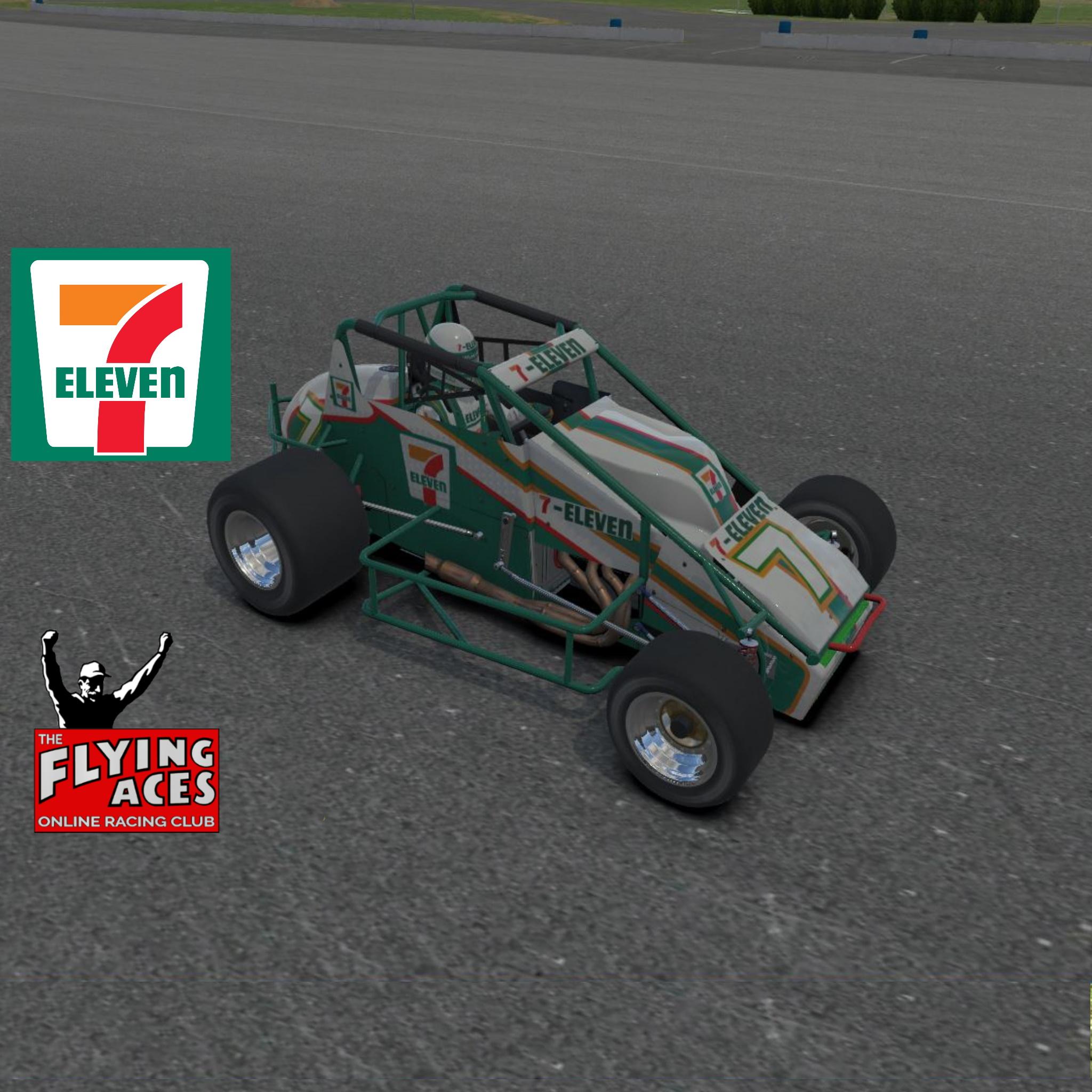 7-Eleven Sprint Car by JW Salyers - Trading Paints