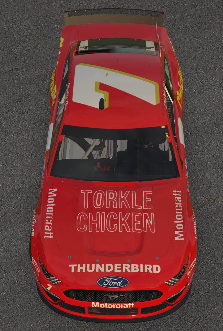 Chicken Pit Ford Mustang Red Stroker Ace #7 by Tracy Powers - Trading ...