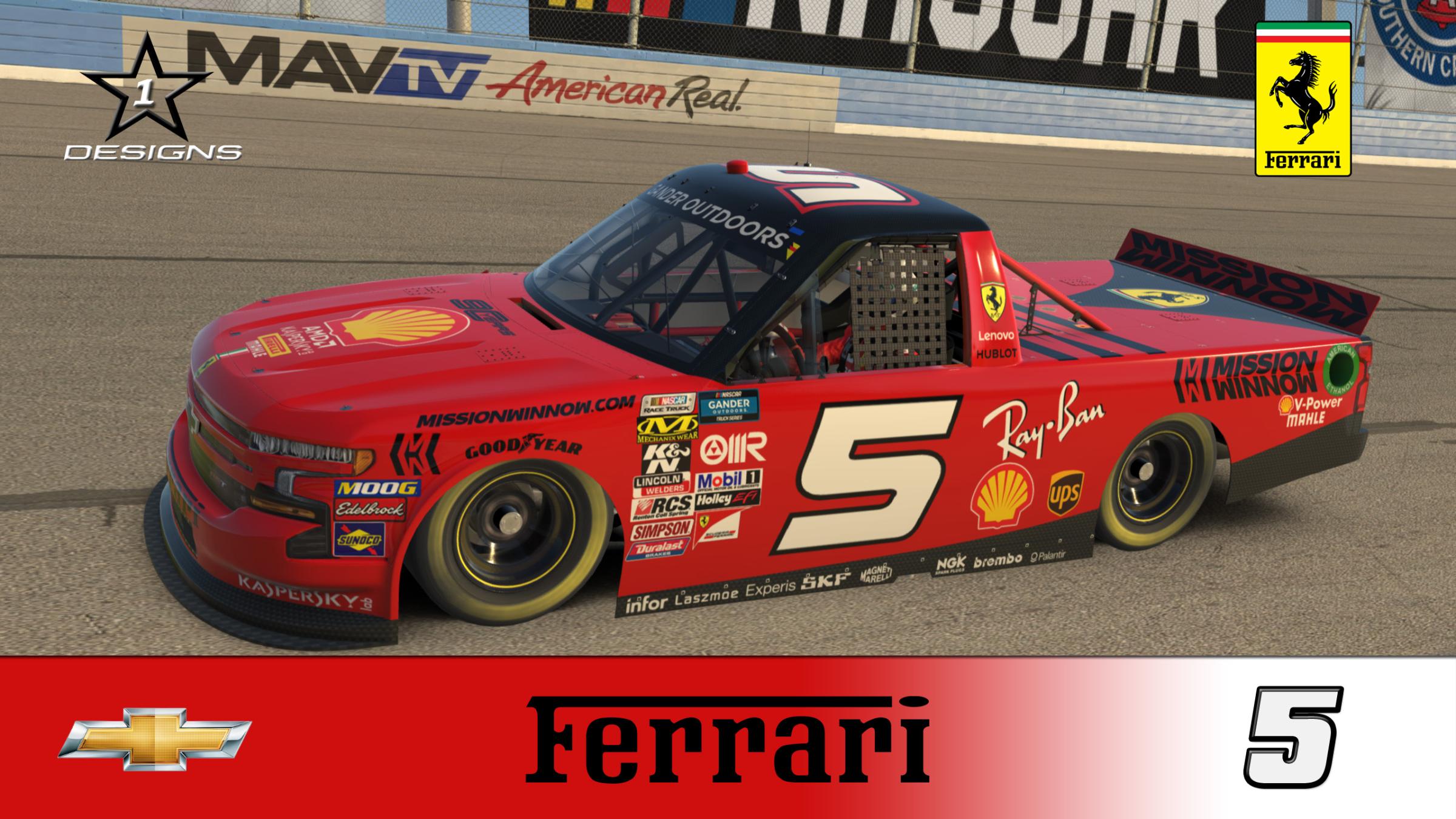 Chevy Silverado Ferrari F1 (Vettel) by Nicholas Orth - Trading Paints