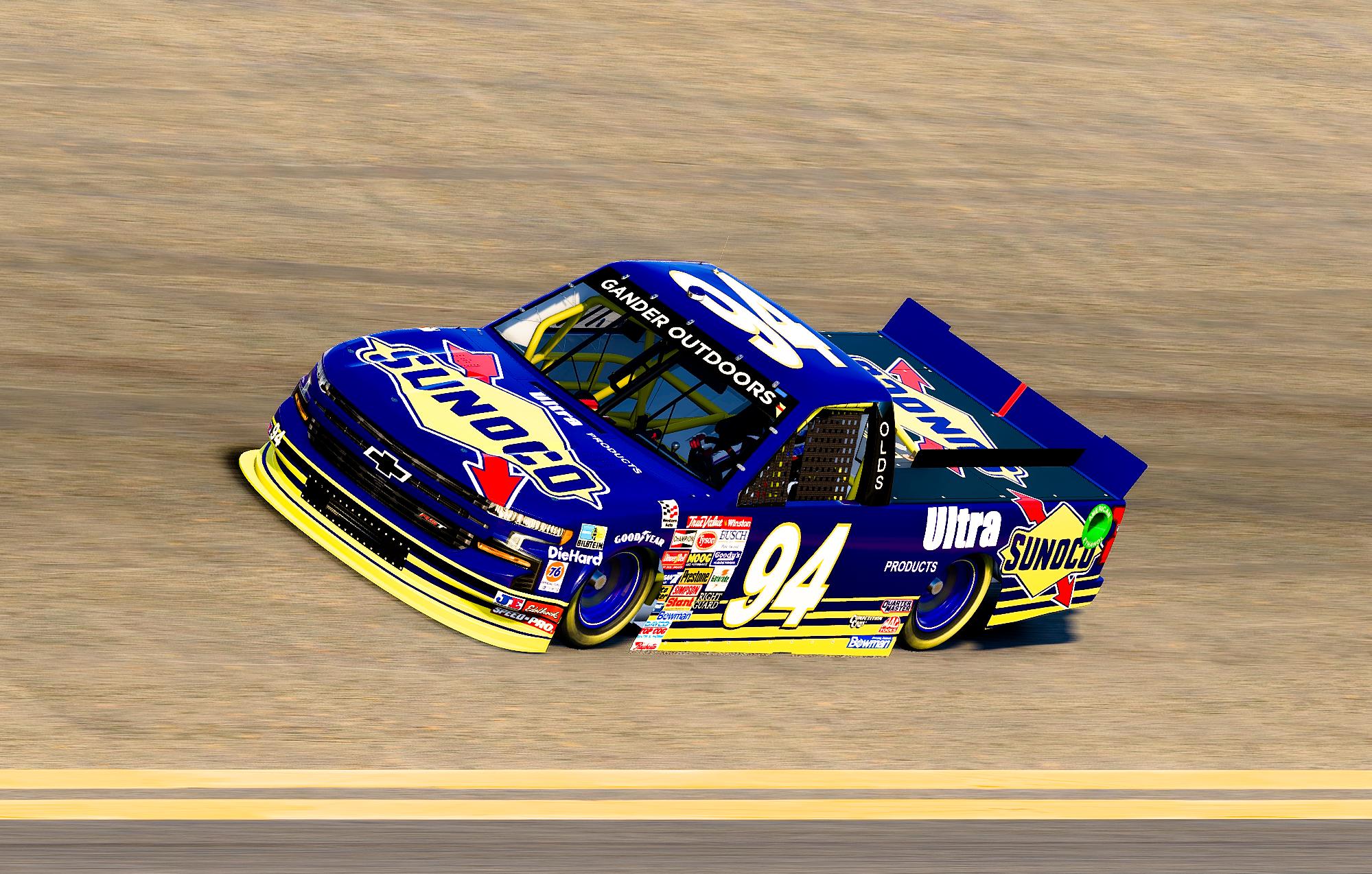 Terry Labonte ULTRA RACING SUNOCO 1991 Throwback Chevrolet Silverado ...