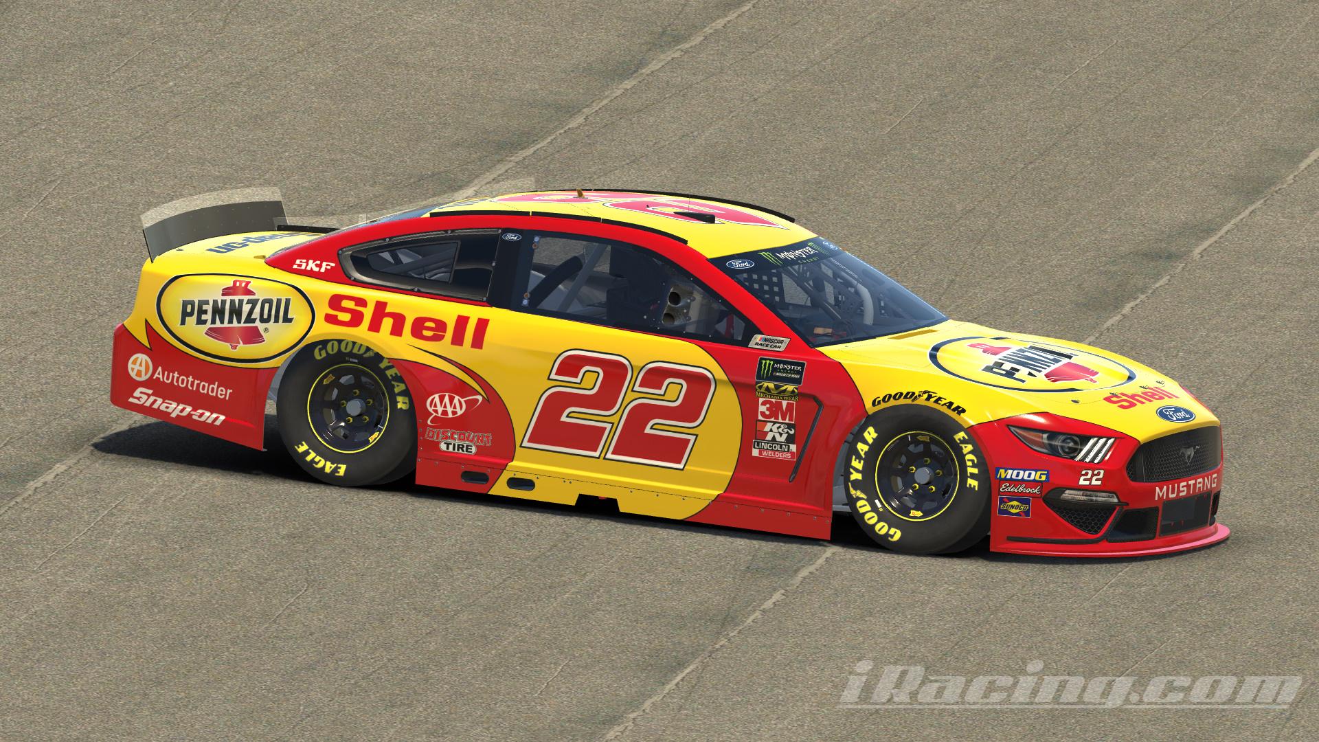 Joey Logano - Shell Pennzoil Ford Mustang by Mike E Holloway - Trading ...