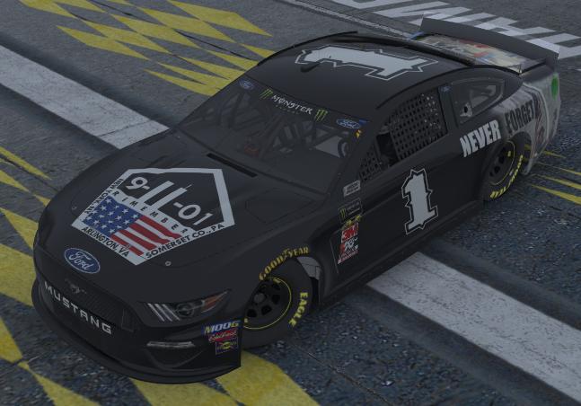 Never Forget 9/11 Ford Mustang by Ryan C Worley - Trading Paints