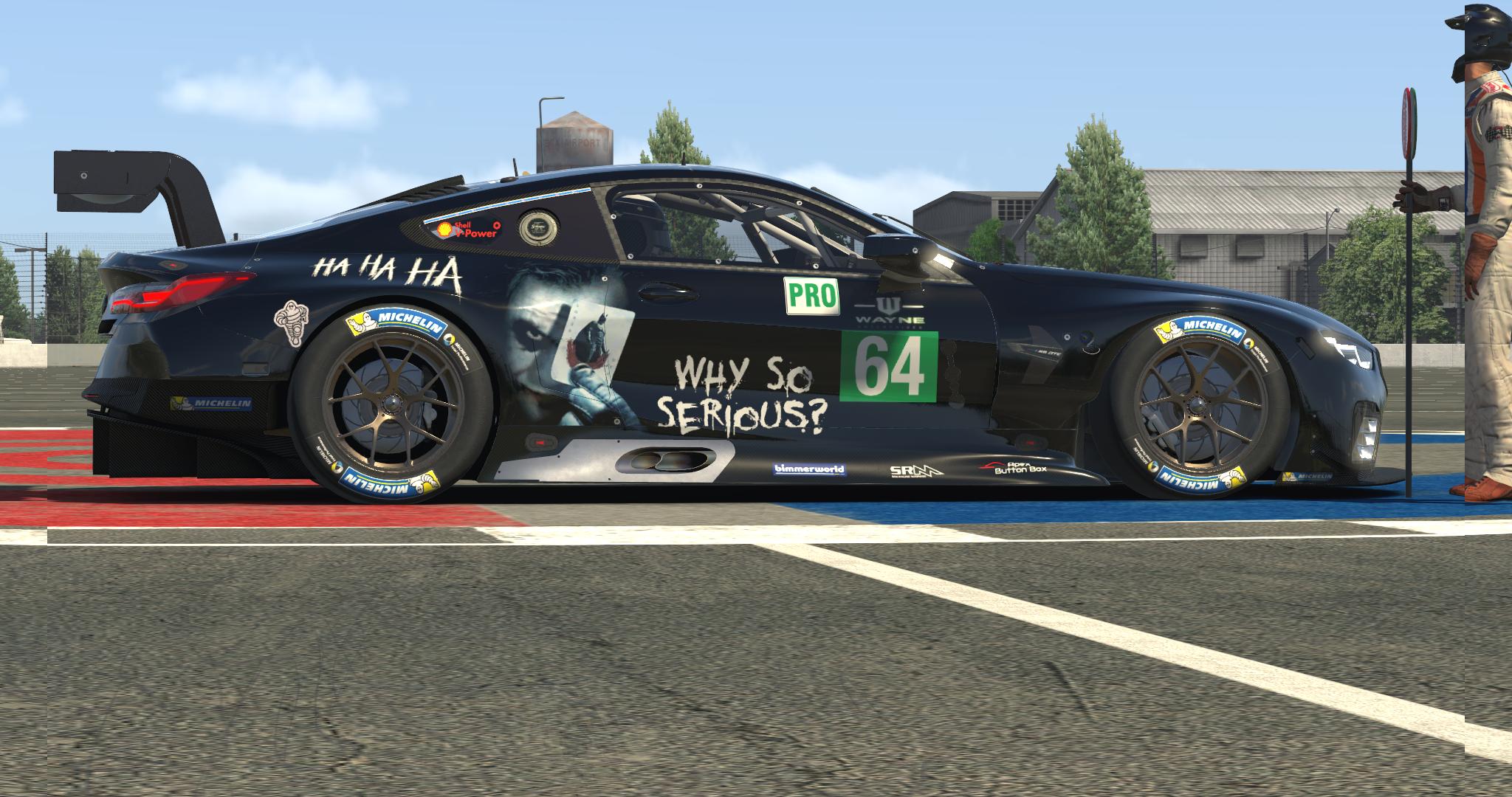 BMW M8 GTE Batman by Erik Luke2 - Trading Paints