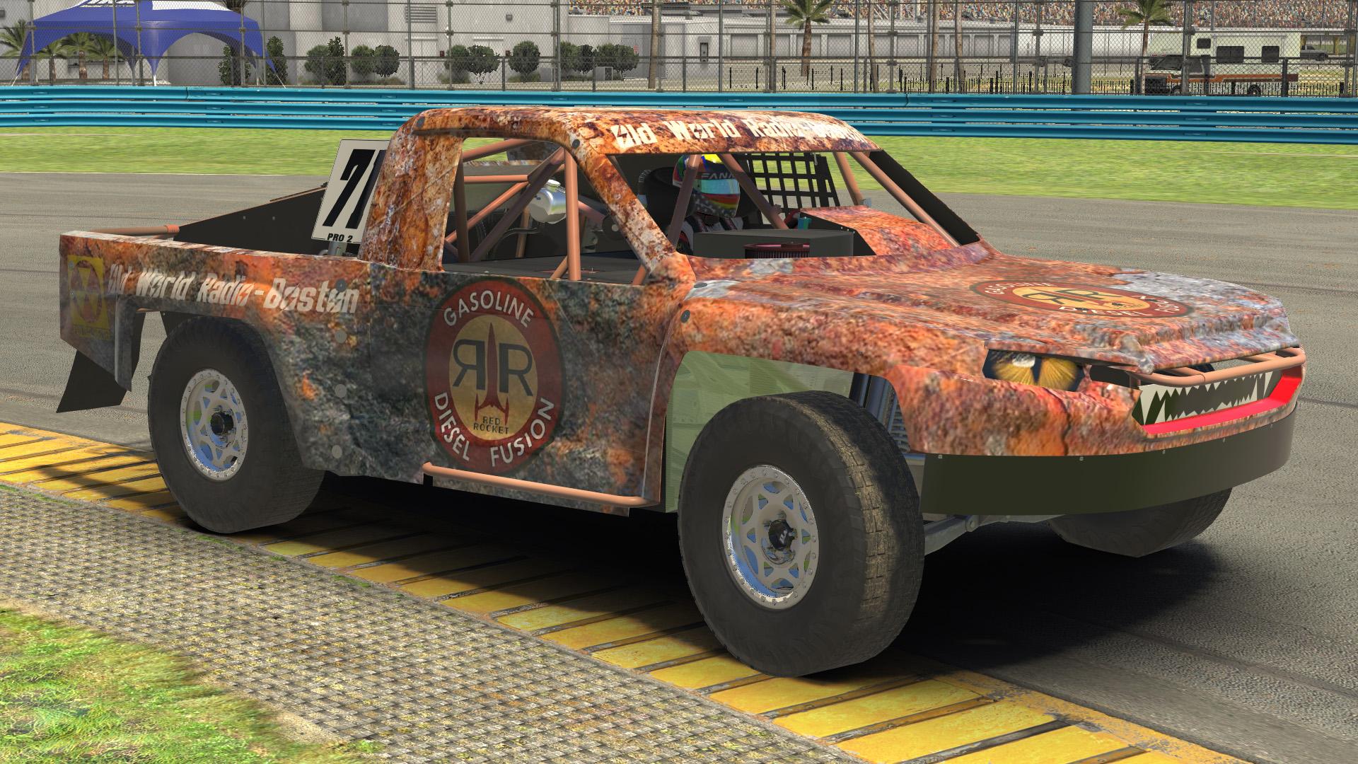 Red Rocket Rust Bucket Truck by Bill Krause - Trading Paints