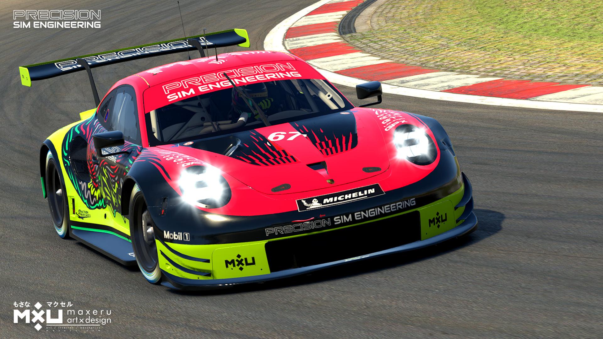 Precision Sim Engineering - Porsche RSR GTE by Bryce L. - Trading Paints