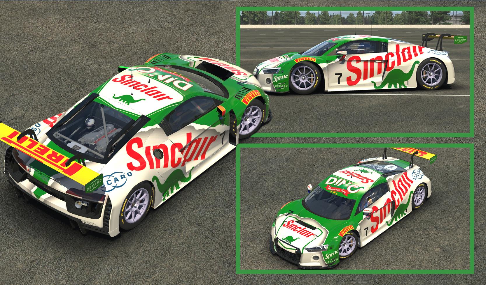 Audi R8 GT3 Sinclair by Clyde Coman - Trading Paints