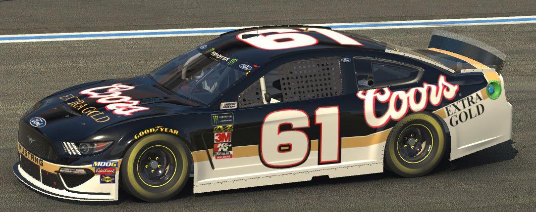 Coors Extra Gold Ford Mustang by Michael Reed2 - Trading Paints