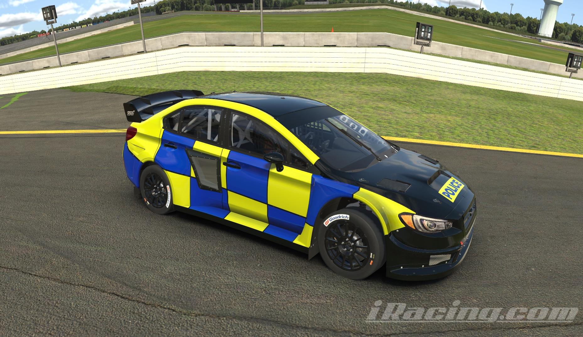 Subaru WRX STI UK Police car by Chris Bull - Trading Paints