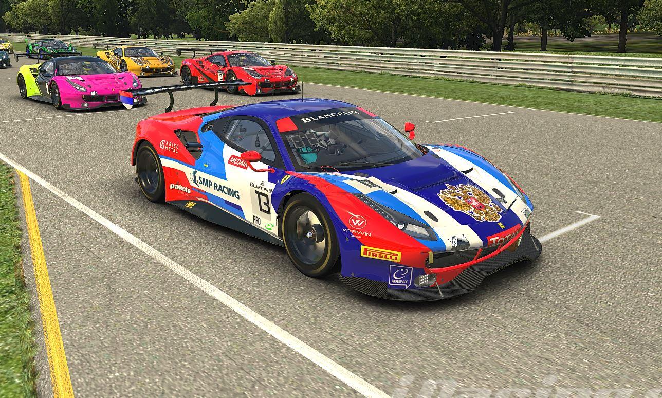 Ferrari 488 GT3 SMP Racing Team by Konstantin Khoroshilov - Trading Paints