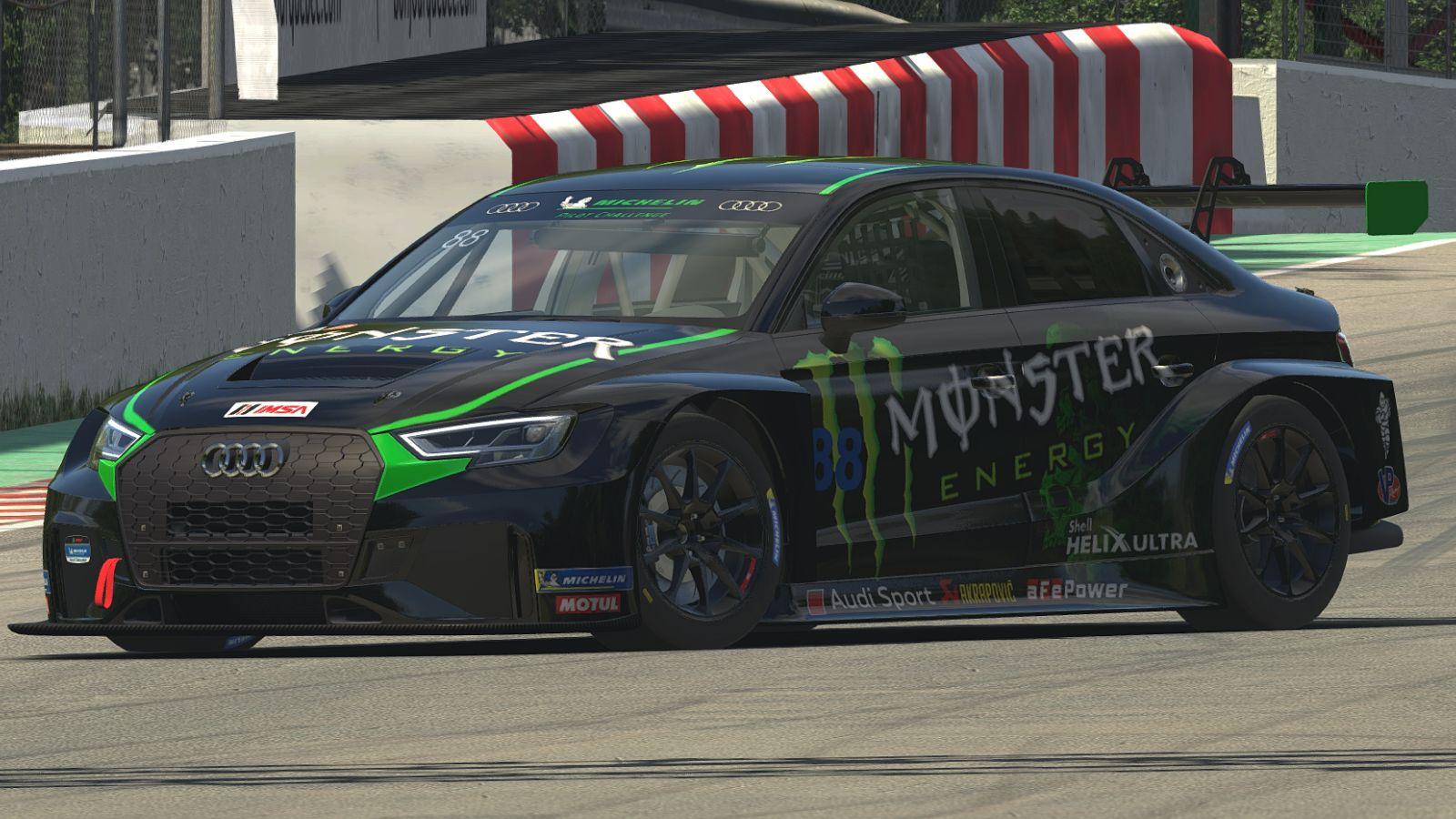 Monster Energy Audi RS3 by Stephane Parent - Trading Paints