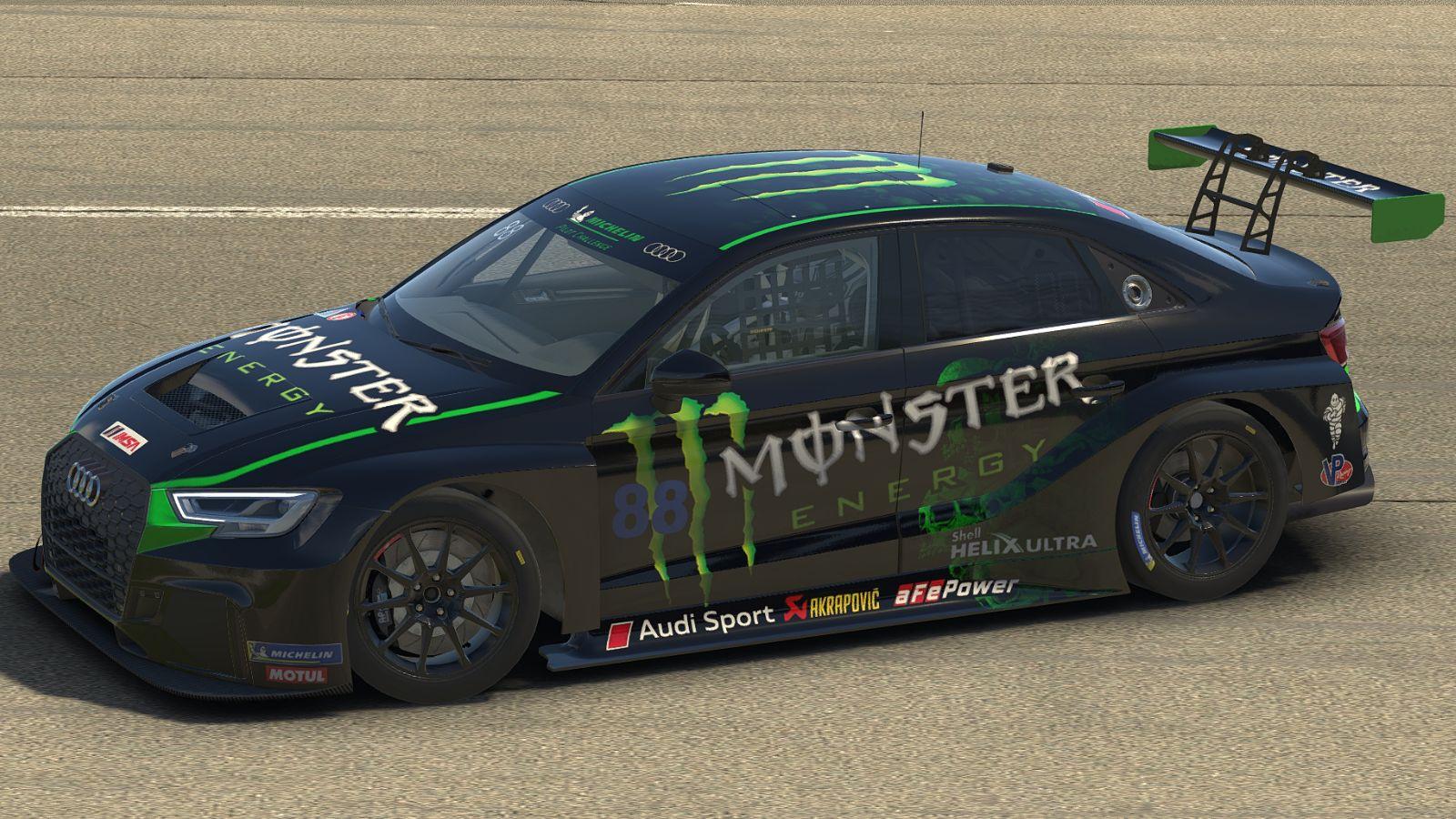Monster Energy Audi RS3 by Stephane Parent - Trading Paints