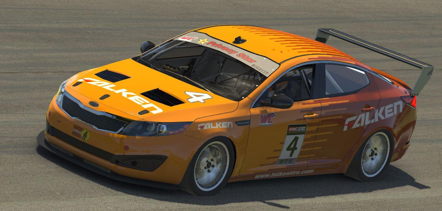 Kia Optima Orange Falken by Harry E. - Trading Paints