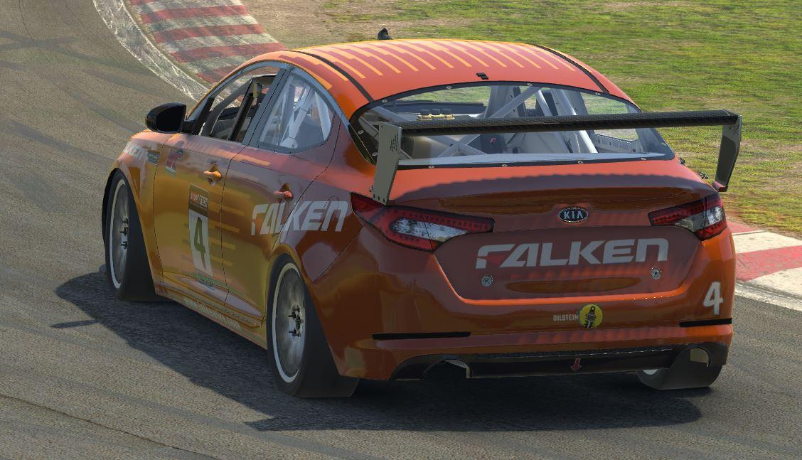 Kia Optima Orange Falken by Harry E. - Trading Paints