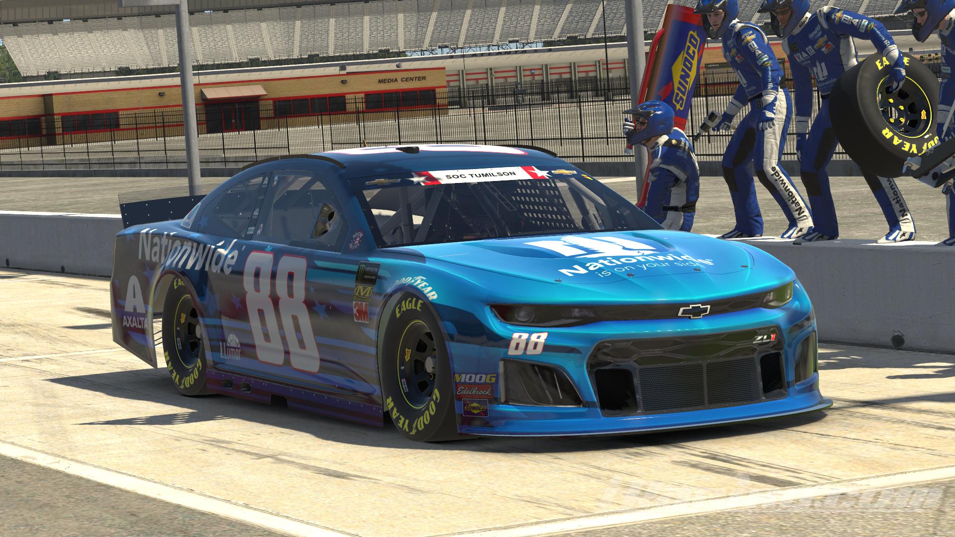 Cup 88 Alex Bowman Nationwide Patriotic 2019 With Number By Udo