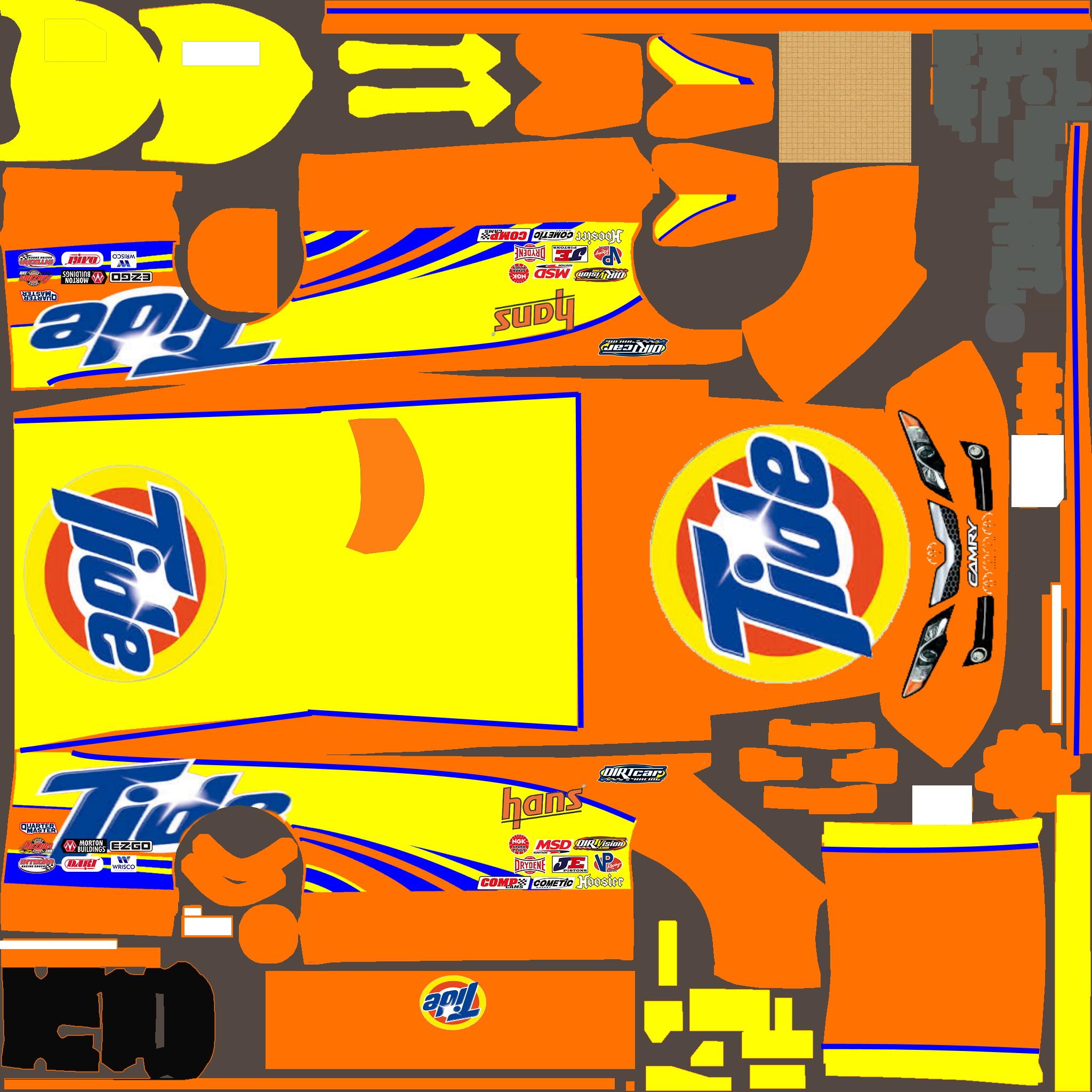 Tide Dirt Late Model by Greg Sweet2 - Trading Paints