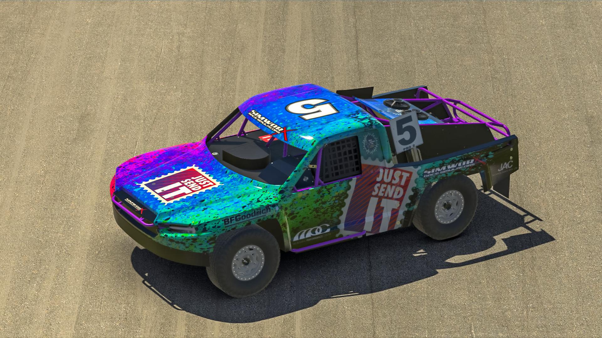 Just Send It Sim Racing Pro 2 Lite Truck by Trent Harrison - Trading Paints