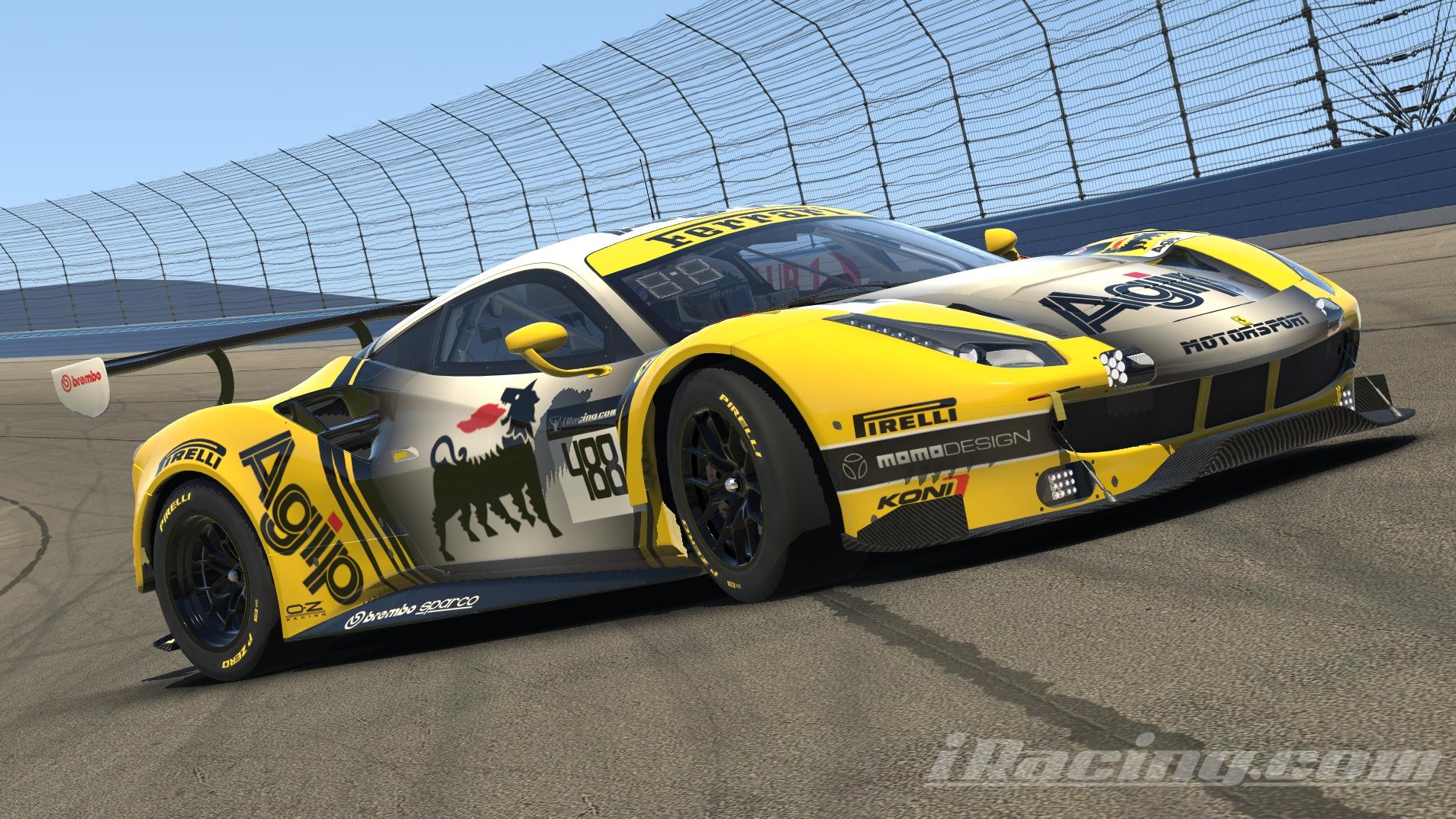 Ferrari 488 GT3 Agip by Don Craig - Trading Paints