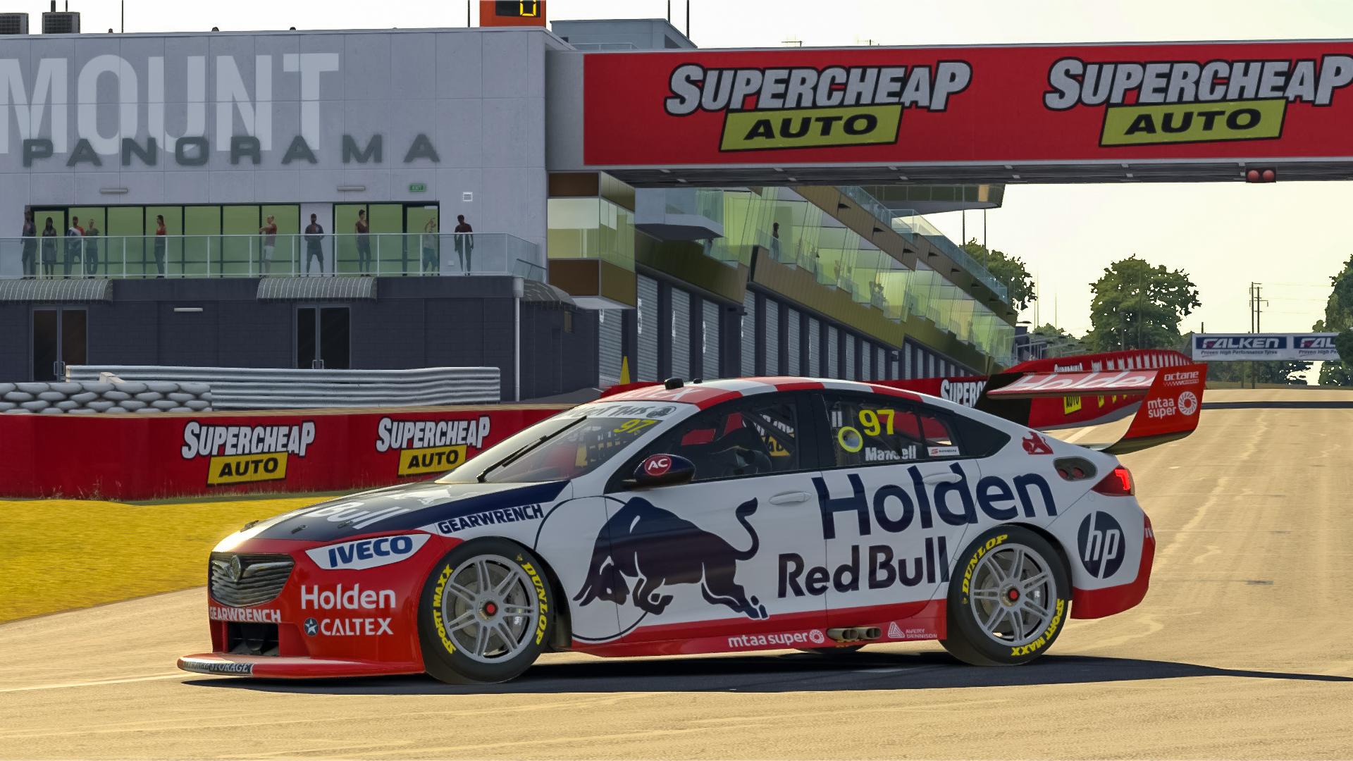 RedBull Retro Round Livery by Paul Mansell - Trading Paints