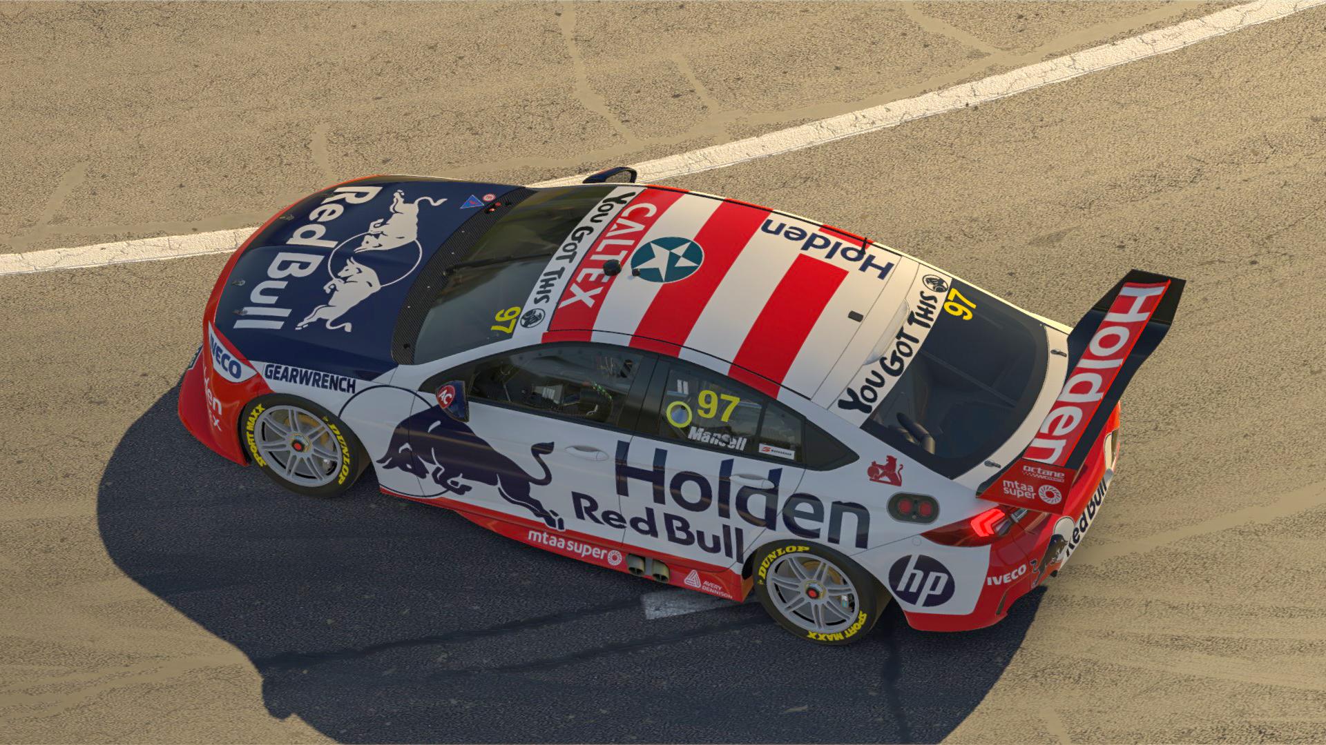 RedBull Retro Round Livery by Paul Mansell - Trading Paints