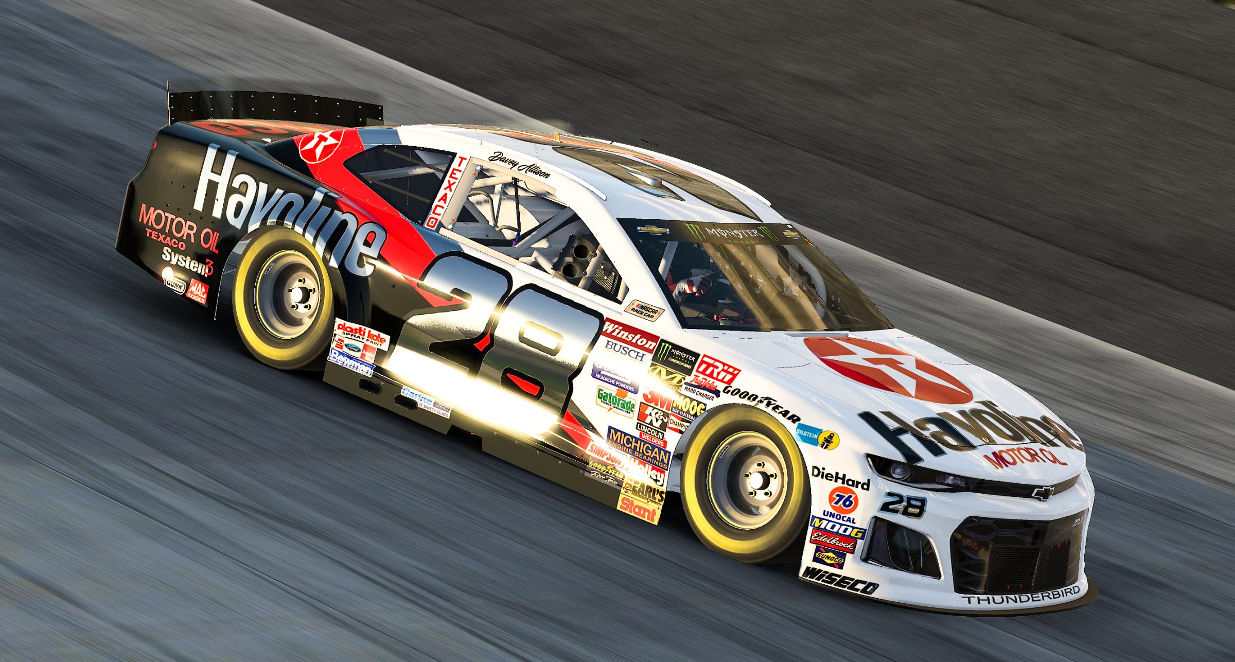 #28 1990 Davey Allison Havoline Chrome by Corey H. - Trading Paints