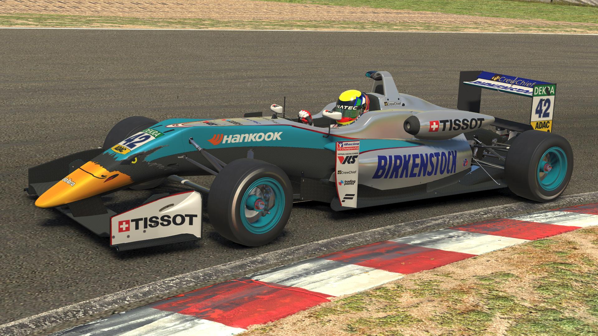 Birkenstock Tissot Dallara F312 F3 2020 by Bill Krause - Trading Paints