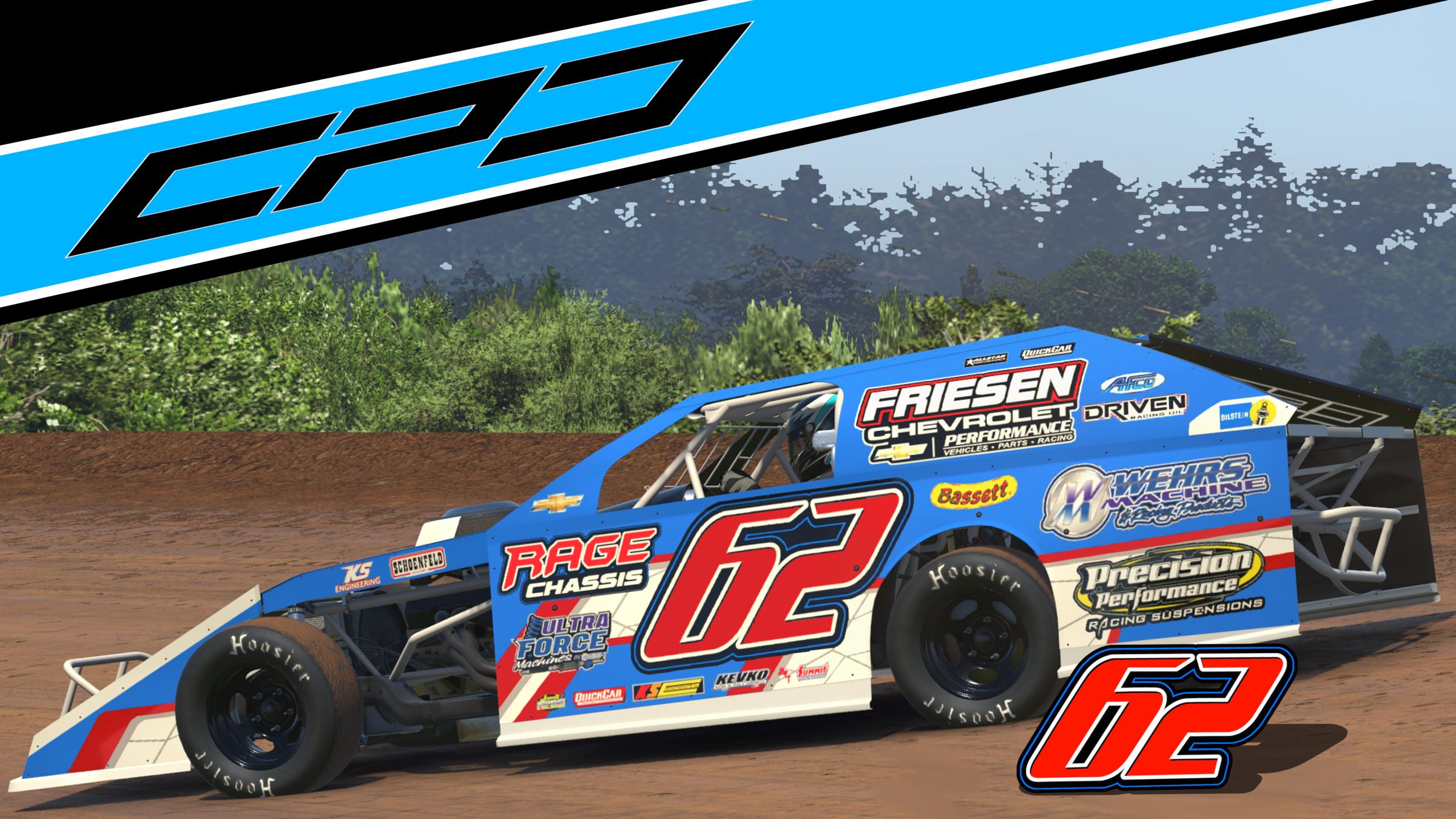 Hunter Marriott 2020 UMP Matte Blue by Coleson Phelps - Trading Paints