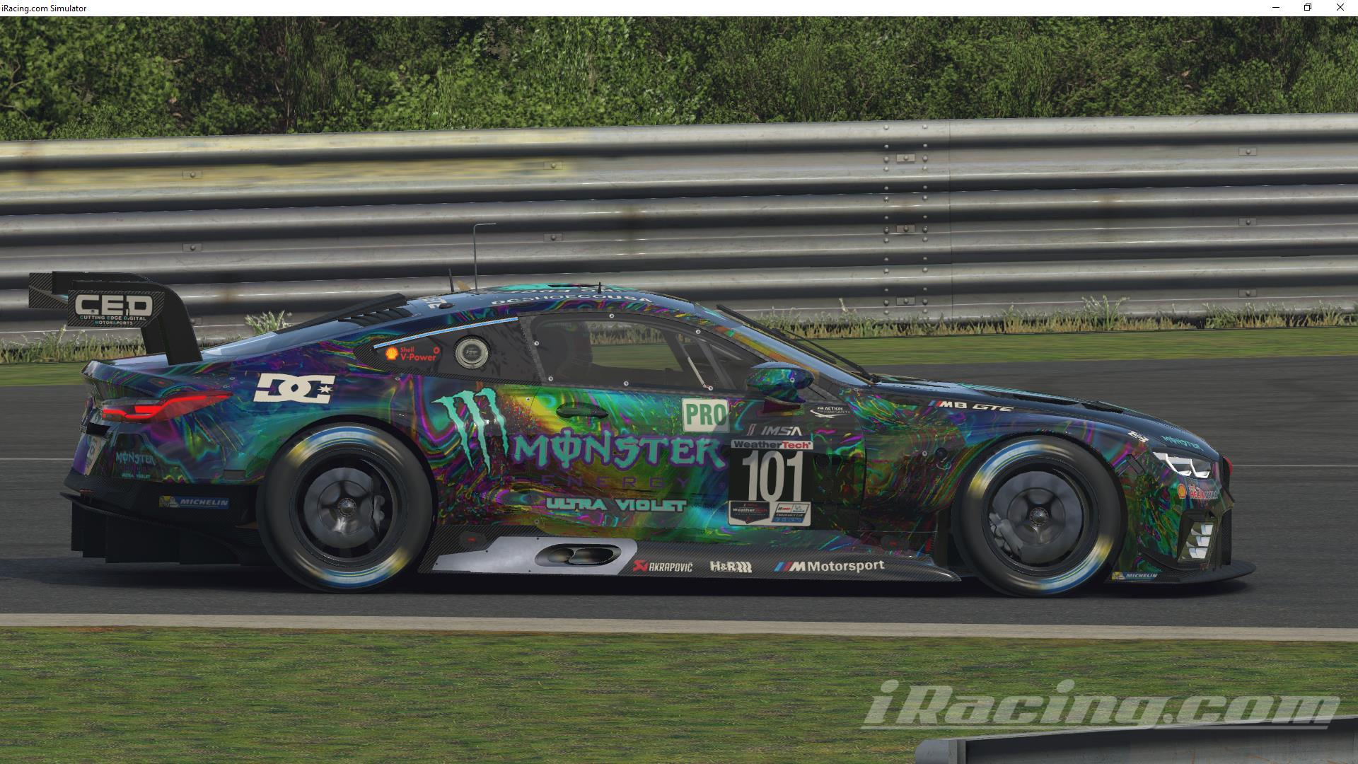 Metallic & Matte Black M8 GTE Monster Energy Ultraviolet (updated) by ...