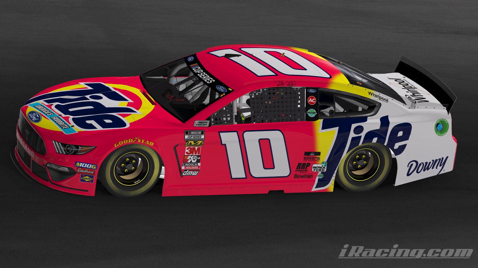 1995 Ricky Rudd Tide Mustang #10 by Dustin Winegardner - Trading Paints