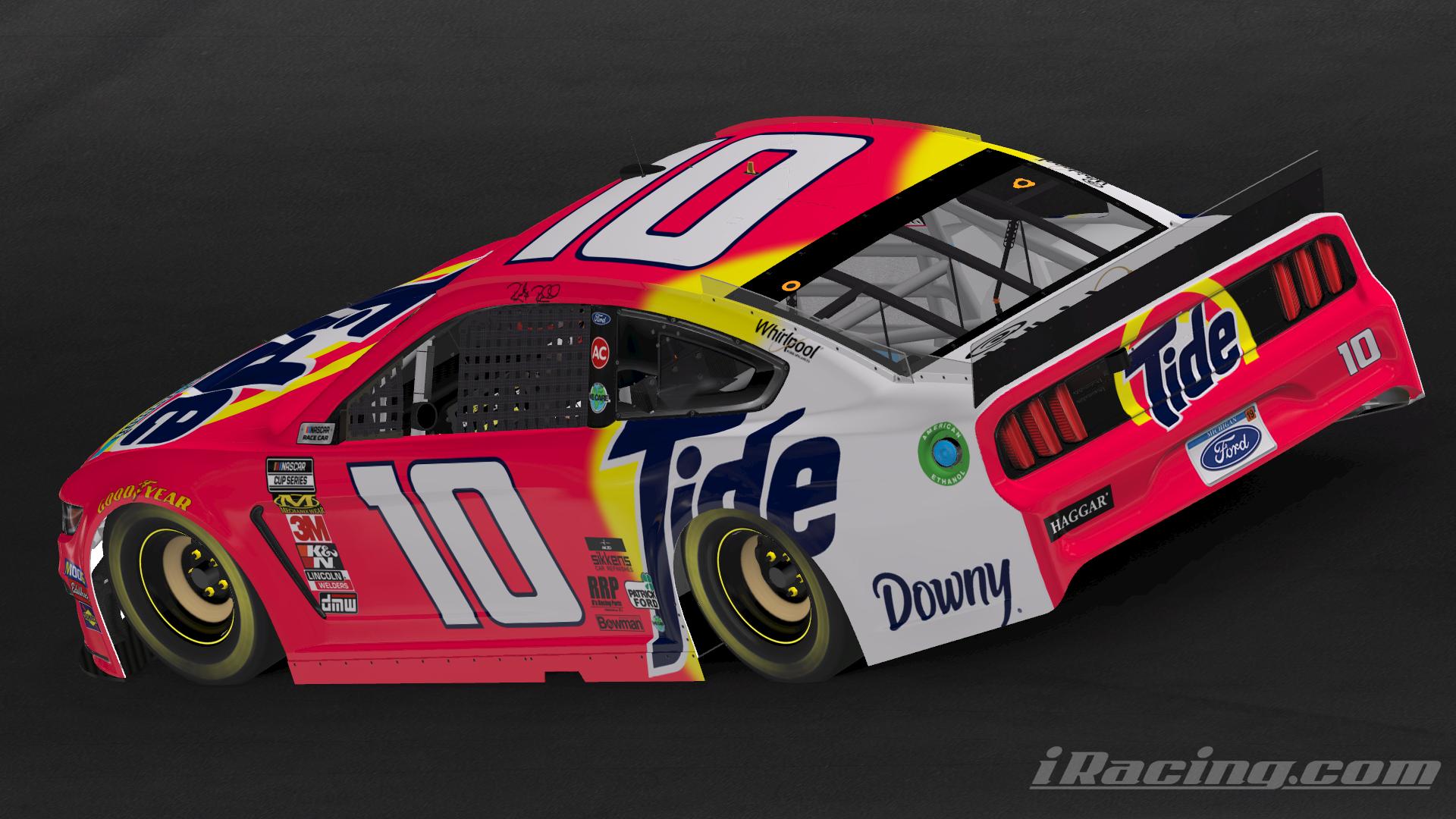1995 Ricky Rudd Tide Mustang #10 by Dustin Winegardner - Trading Paints