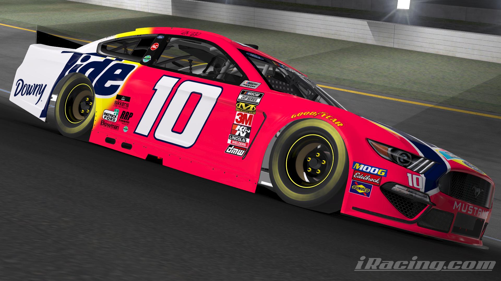 1995 Ricky Rudd Tide Mustang #10 by Dustin Winegardner - Trading Paints