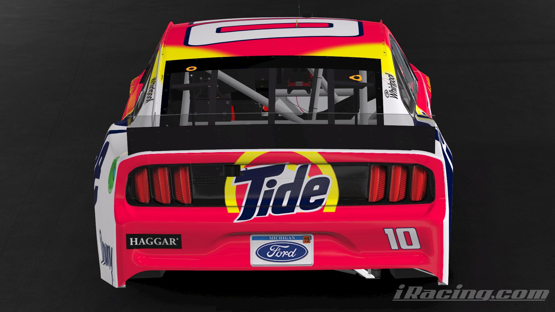 1995 Ricky Rudd Tide Mustang #10 by Dustin Winegardner - Trading Paints