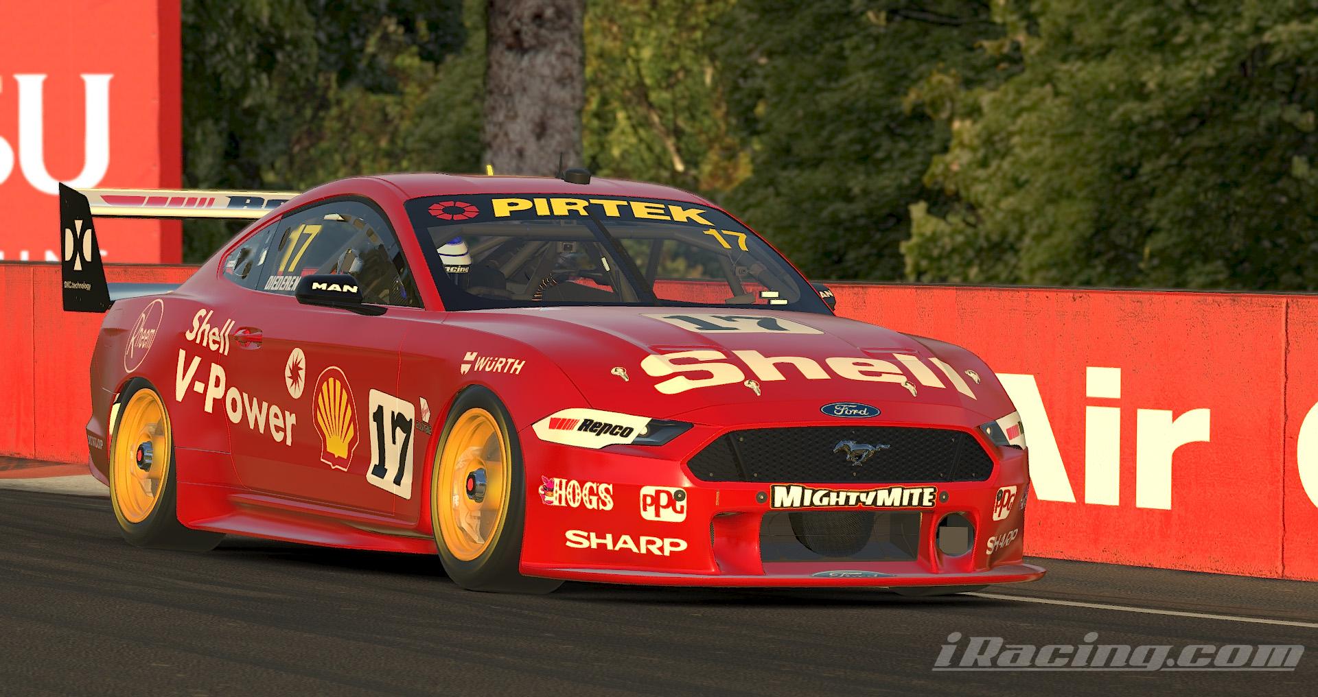 DJR Team Penske Shell Retro Ford Mustang GT by Roy Diederen - Trading ...