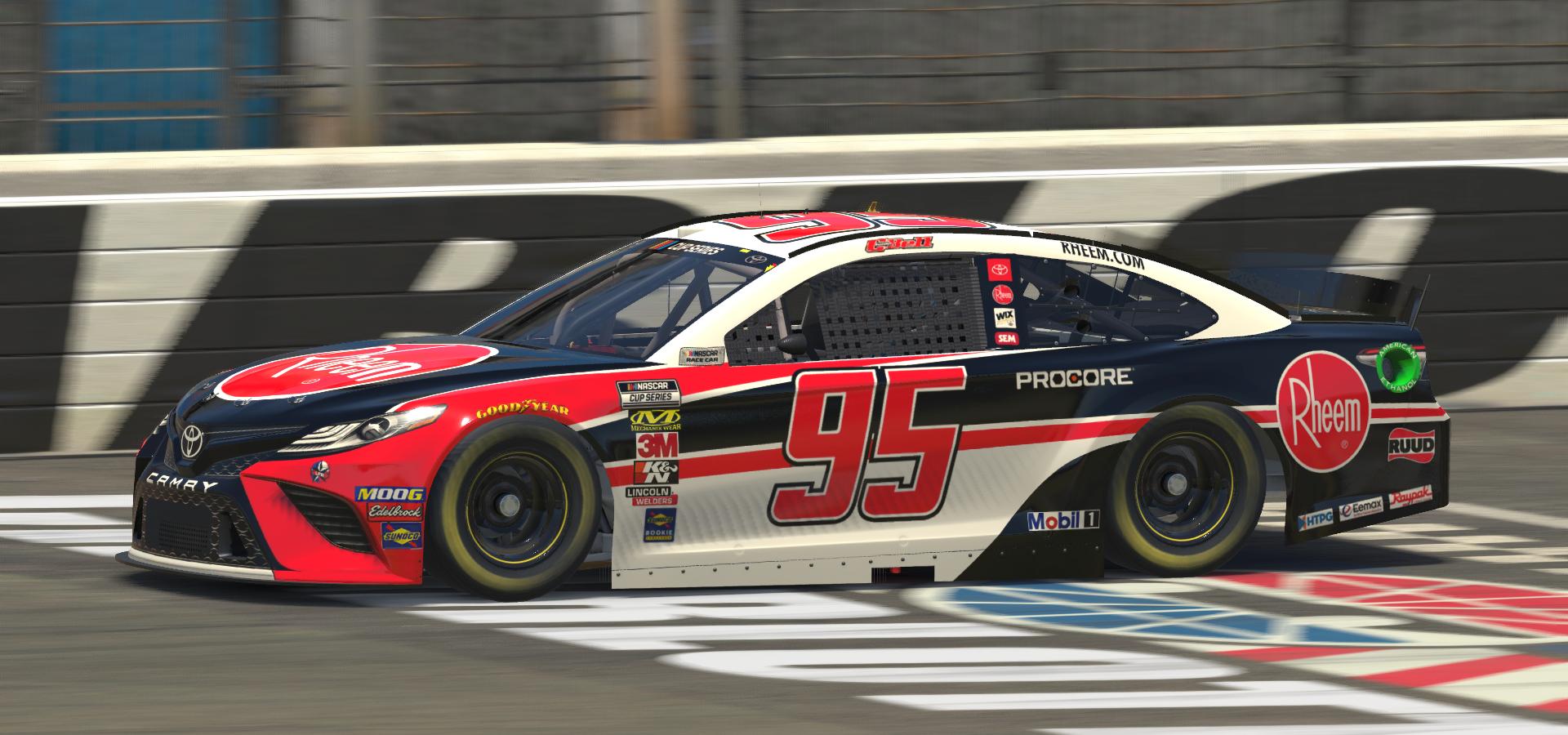 Christopher Bell Rheem 2020 Camry Numbered by Doug DeNise - Trading Paints