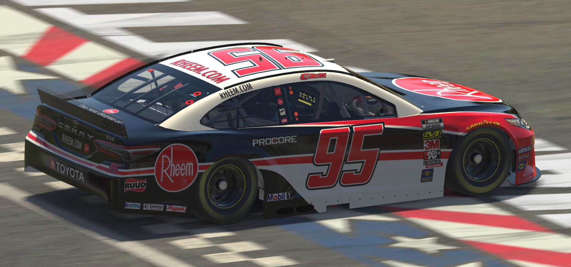 Christopher Bell Rheem 2020 Camry Numbered by Doug DeNise - Trading Paints