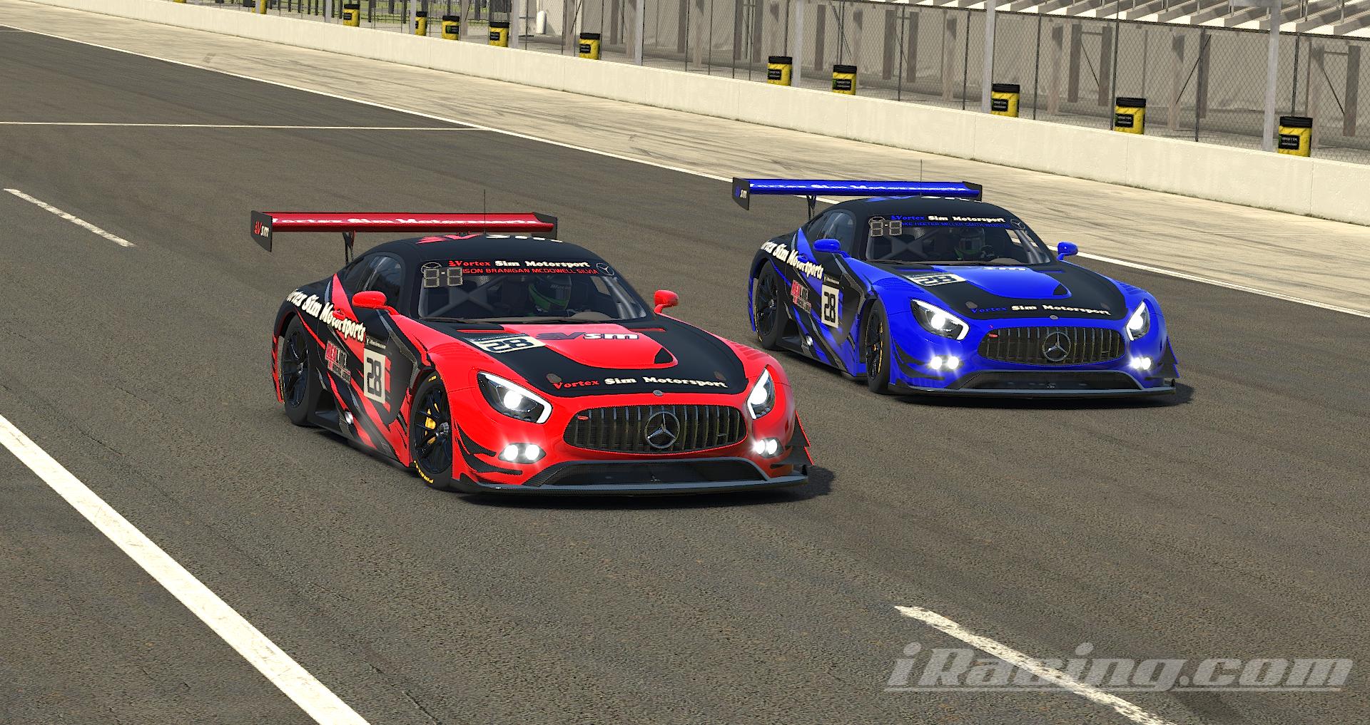 Mercedes AMG Vortex Sim Motorsports Red by Erick Heeter - Trading Paints