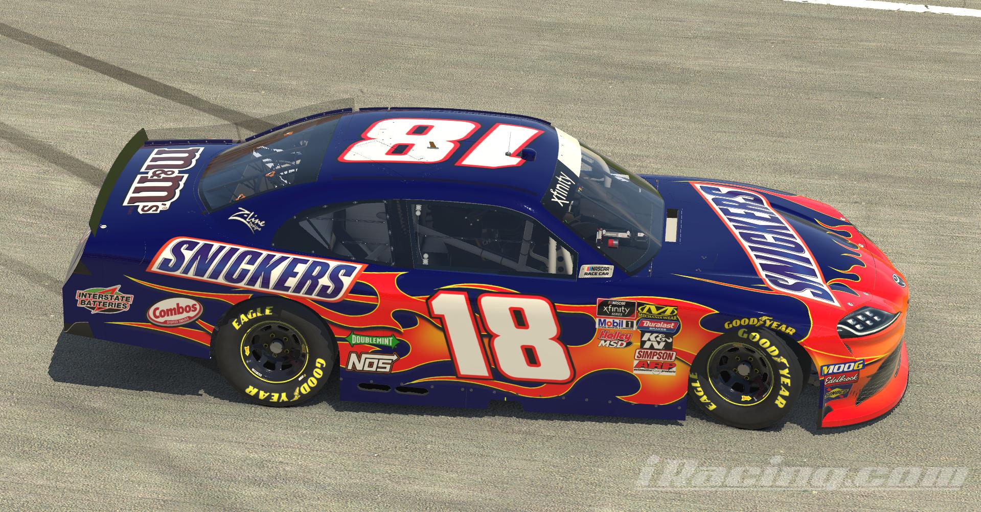 Snickers Toyota Supra by Tanner Tallarico - Trading Paints