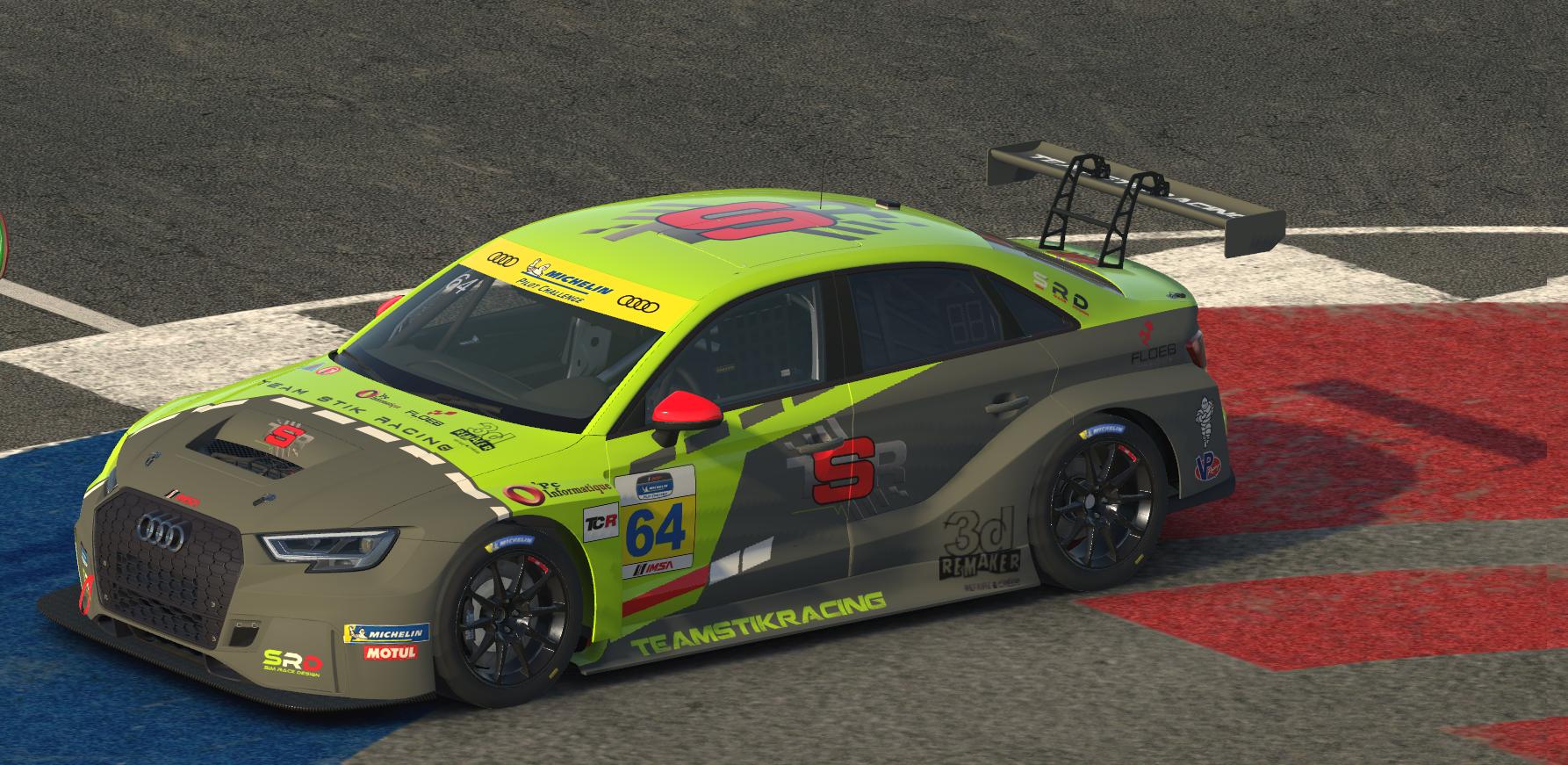 Audi RS3 TCR TSR by Geoffrey Collignon - Trading Paints