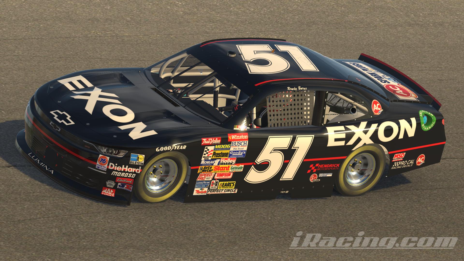 Exxon xfinity Camaro #51 by Ken Huff - Trading Paints