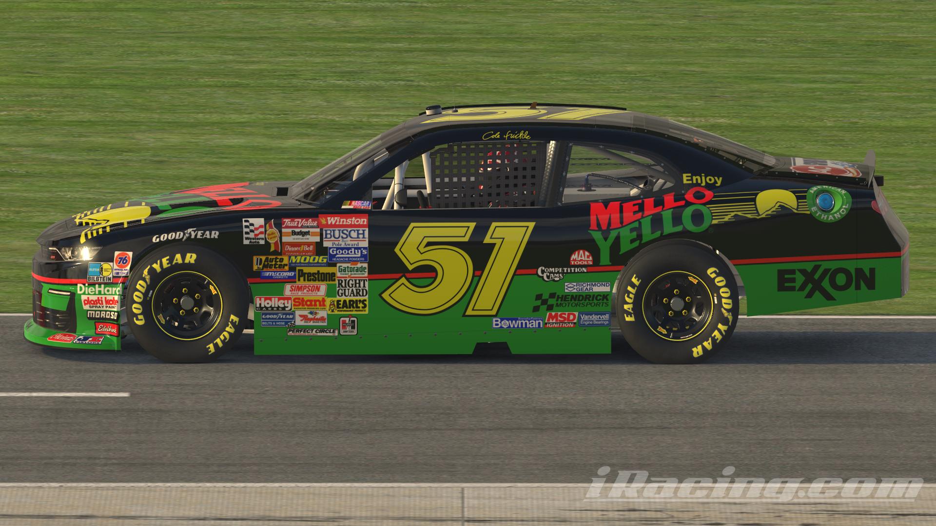 Mello Yello xfinity Camaro #51 by Ken Huff - Trading Paints