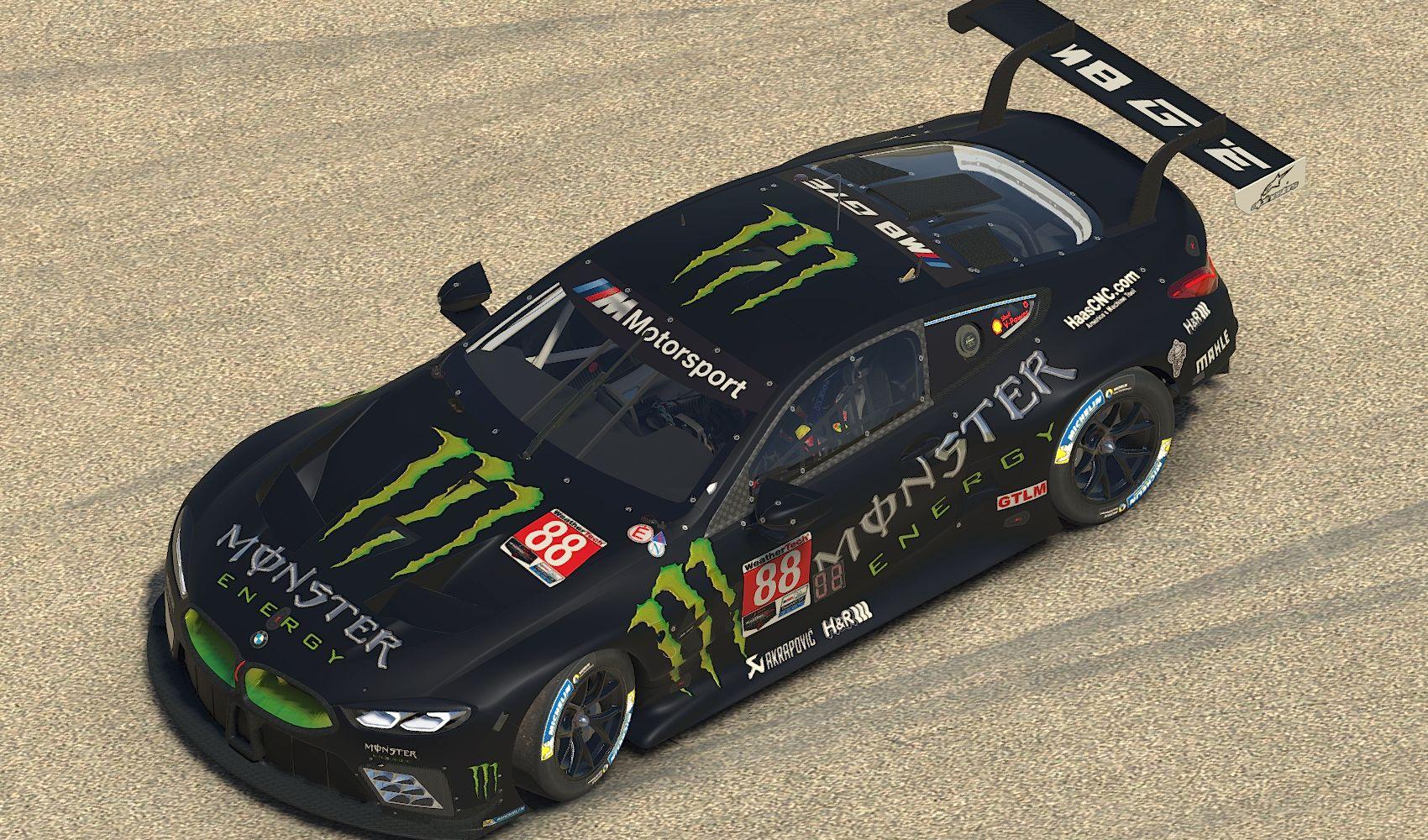 Monster Energy BMW M8 v2 by Stephane Parent - Trading Paints