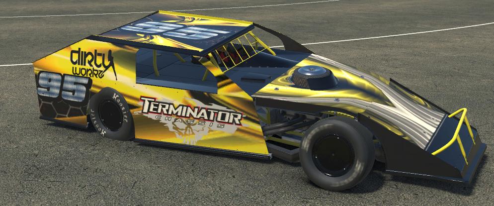 black and yellow ump by Chad Bishop - Trading Paints