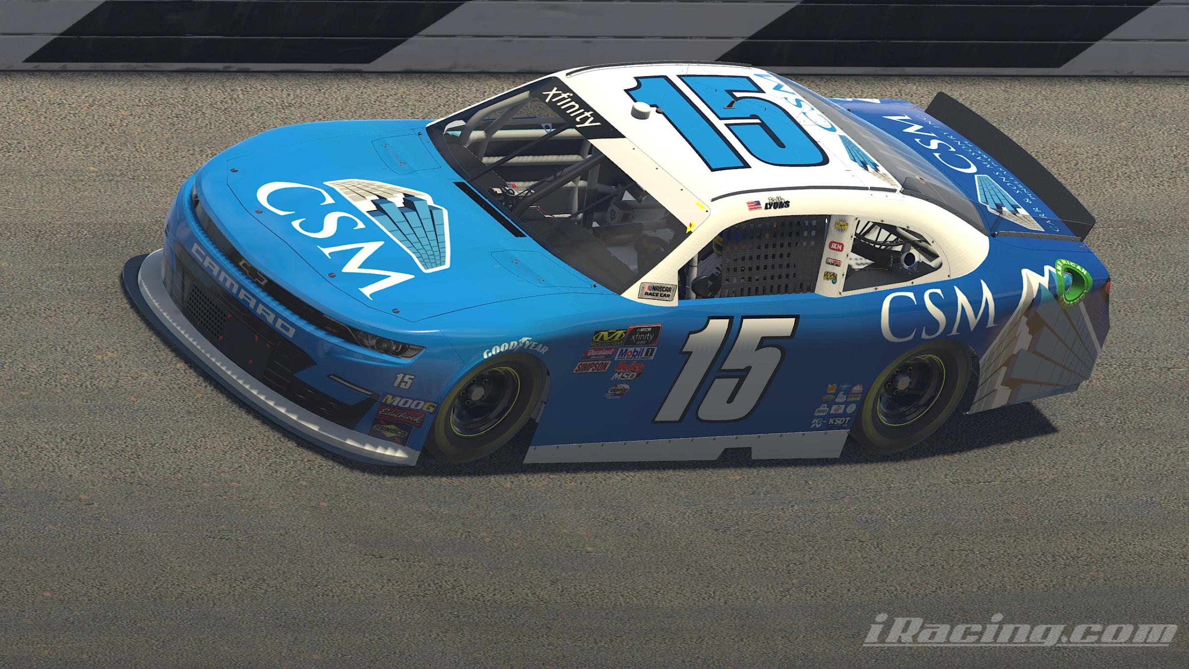 2020 Robby Lyons #15 CSM by Shawn Howell - Trading Paints