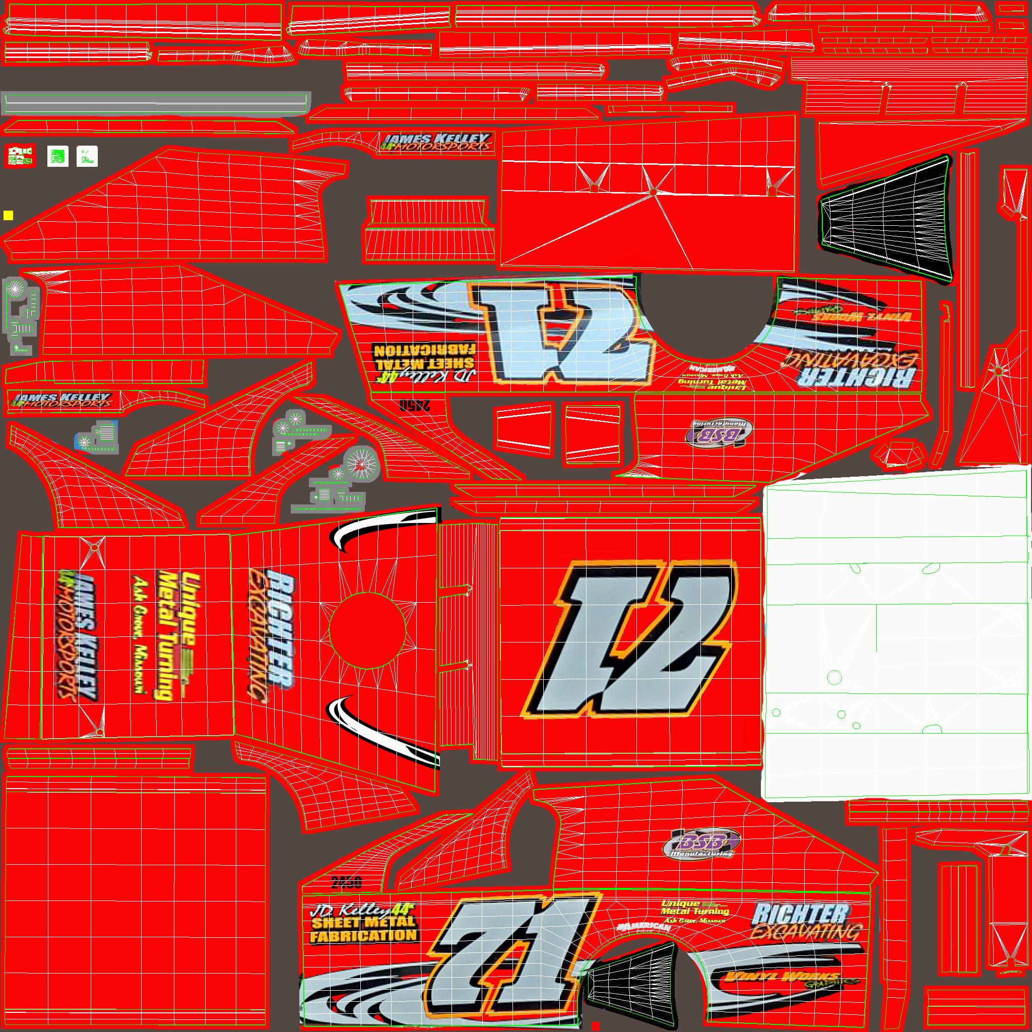 Dirt UMP Modified Dave elson Rep by Cory Craft - Trading Paints
