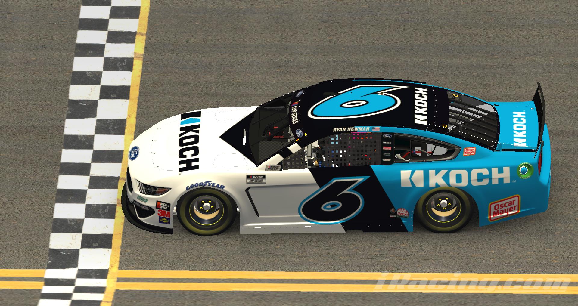 Ryan Newman #6 Koch 2020 NASCAR Cup Series With Custom Number V2 by ...
